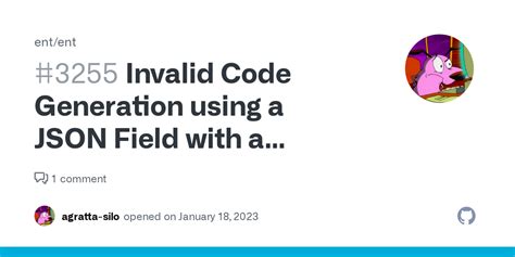Invalid Code Generation Using A JSON Field With A ValueScanner Type Issue Ent Ent GitHub