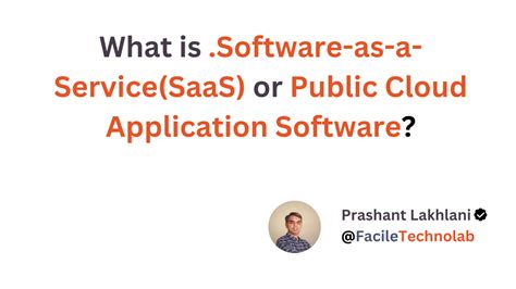 What Is Software As A Service Or Public Cloud Application Software What Is Software As A Service Or Public Cloud Application Software