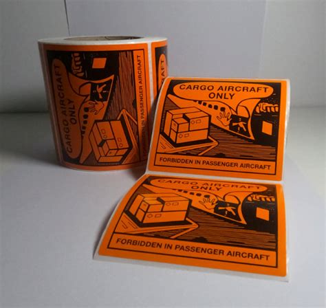 Cargo Aircraft Only Label Orp Dg Pro Online Shop