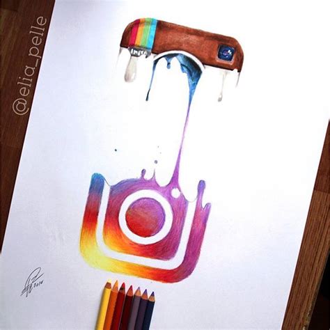 Instagram Logo Drawing At Explore Collection Of