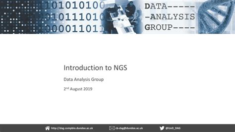 PPT Introduction To NGS Data Analysis Sequencing History File Formats And Quality
