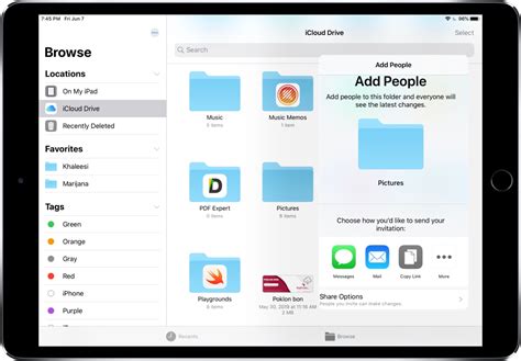 ipados and ios 13 bring external drive support icloud folder sharing