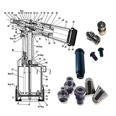 Astro Pneumatic Tool Pr14 01 Replacement Nosepiece For Pr1