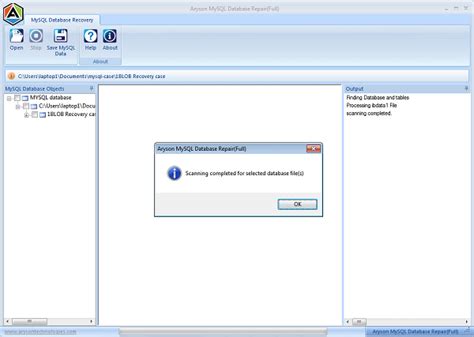 Aryson Mysql Database Repair Free Download Aryson Mysql Database