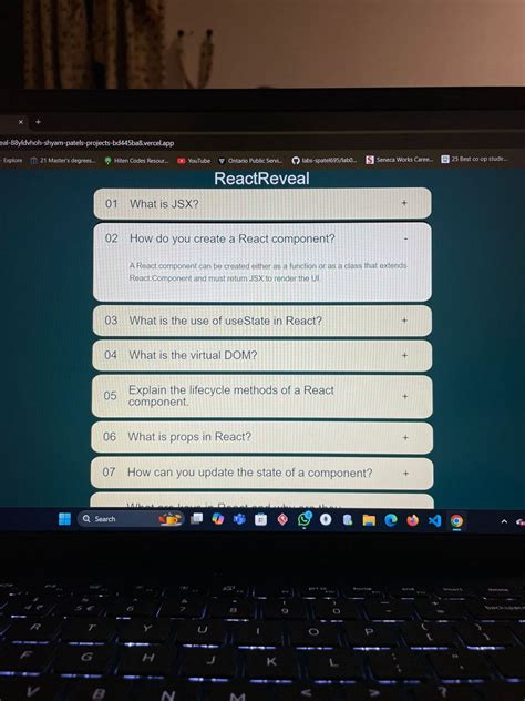 React Webdevelopment Senecacollege Senecapolytechnic Project Vercel Github Javascript
