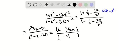 SOLVED Simplify Each Fraction 1 X 1 12 X 2 1 X 1 20 X 2