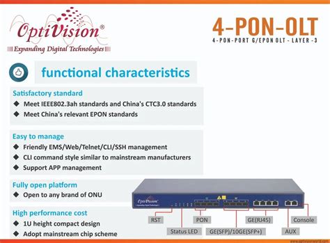 L3 Layer 3 EPON 4PON OLT For Networking Products Size 1u Standard At 27500 In New Delhi