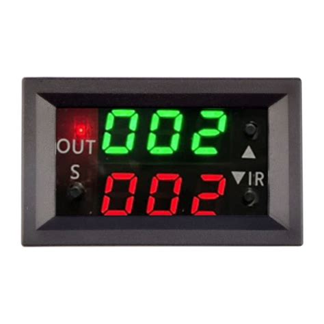 Dc 12v Dual Display Time Relay Module 20a Time Delay Relay Mini Led Digital Timer Relay Timing