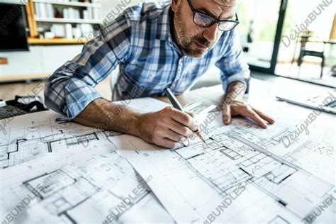 Architect Draw Building Plans Generate Ai 4328142