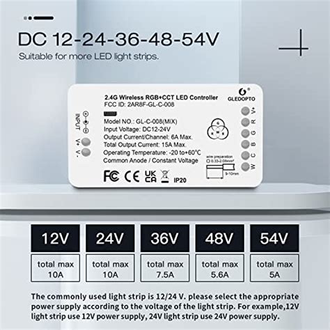 Gledopto Zigbee 3 0 Led Strip Controller Rgb Cct Mix Dimmable Compatible With Smartthings Amazon