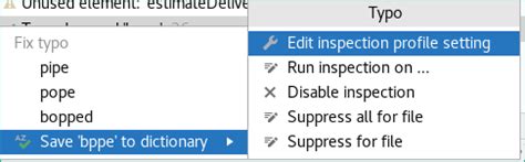 Disable Spell Checking Once IDEs Support IntelliJ Platform JetBrains