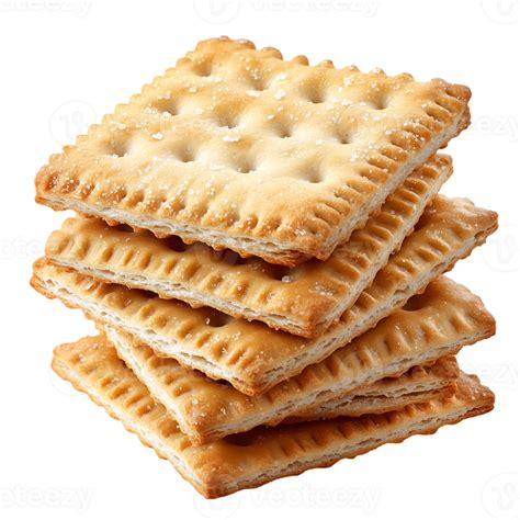Stack Of Salted Crackers Food Photography Delicious Snack Biscuit