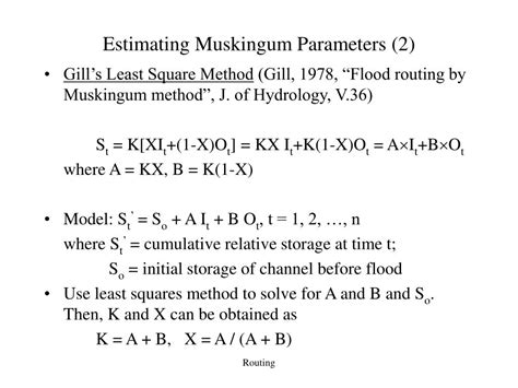Ppt Hydrologic River Flood Routing Powerpoint Presentation Free