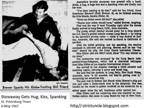 The Memories Of A Strict Uncle When Bernard Brewer Spanked Sandra Hilder