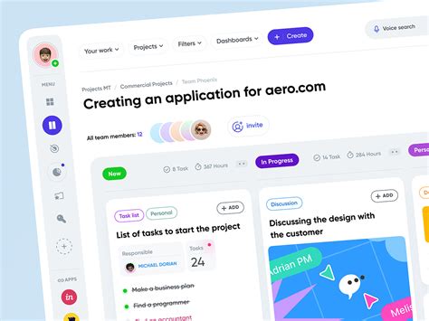Dashboard Ui Kit Task Manager Saas Platform Images Behance