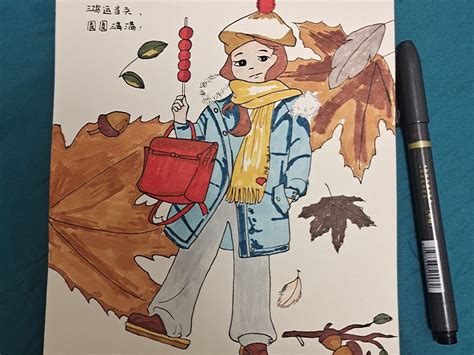 极简手绘临摹100天 旅途中的冰姐 站酷zcool