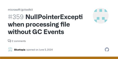 Nullpointerexception When Processing File Without Gc Events · Issue