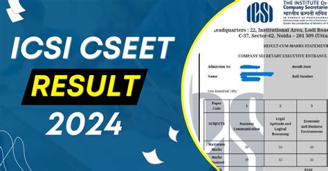 ICSI CSEET Result Out On January Check Official Notice Sushil Jobs