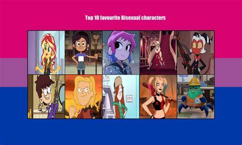 Top 10 Favourite Bisexual Characters By Geononnyjenny On Deviantart