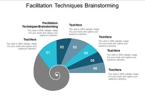 Facilitation Techniques Brainstorming Ppt Powerpoint Presentation Professional Infographics Cpb