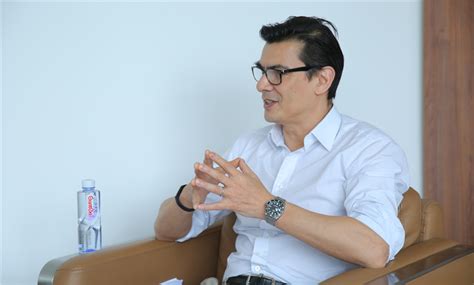 帝亚吉欧大中华区公共事务及传播部总监傅凌霄先生接受媒体专访。