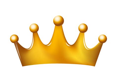 Simple Golden Crown Icon Vector Illustration Eps10 24354200 Vector Art