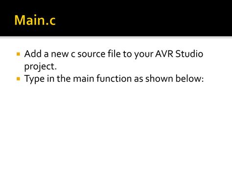 Ppt Developing An Avr Microcontroller System Powerpoint Presentation Id6703104