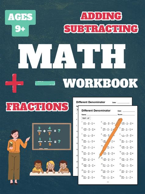 Adding And Subtracting Fractions Workbook Pdf Teaching Mathematics