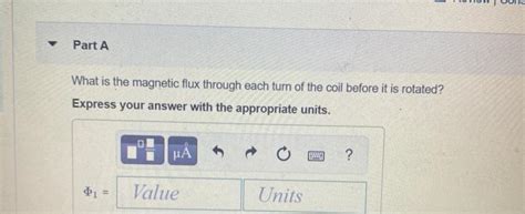 Solved Review Part A A Single Loop Of Wire With An Area Of