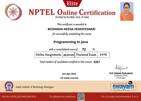 Nptel Javaprogramming Softwaredevelopment Coding Certification Professionaldevelopment