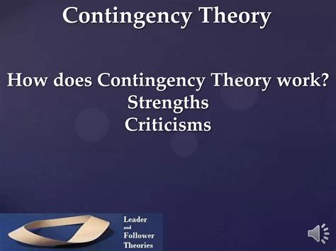 1 Contingency Theory Ppt