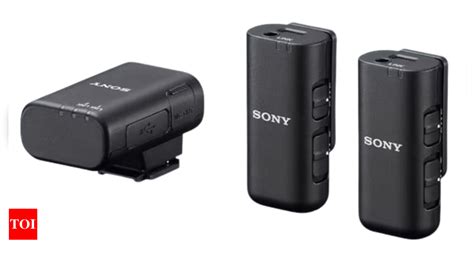 sony india launches ecm w3 and ecm w3s wireless microphones times of