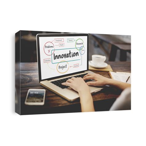 Inspiration Creative Ideas Brainstorming Concept Canvas Print Canvasworld
