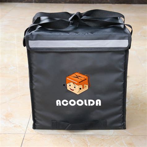 Custom Logo Reusable Delivery Bag Insulated Big Delivery Bags For Food China Bicycle Food