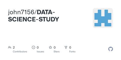 GitHub John DATA SCIENCE STUDY