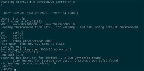 用 buildroot 构建 raspberrypi 4b 使用 uboot 启动的 image 学习笔记