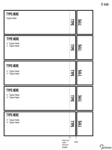 Science Notebook Tabs Captivate Science