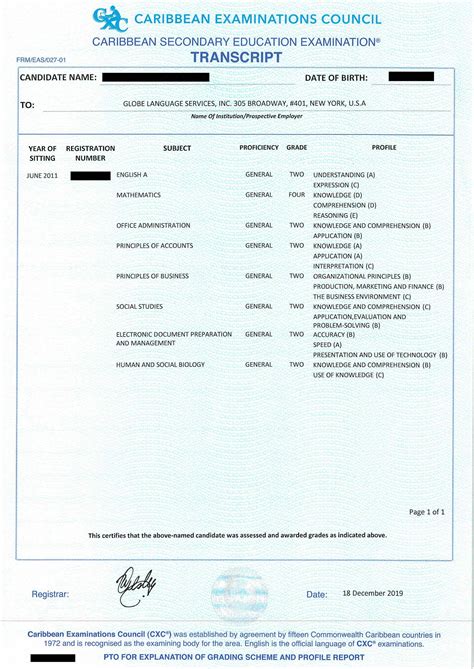 How To Apply For Cxc Certificate Printable Forms Free Online