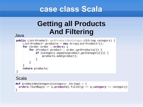 Case Class Scala Odp