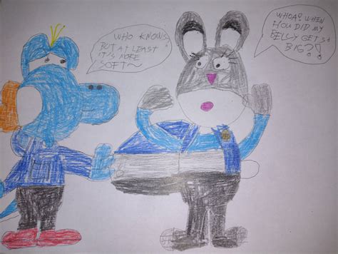 I Rub Judys Big Belly By Martinyoshi2003 On Deviantart