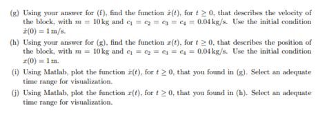 Solved First Order System Points The Mechanical Chegg