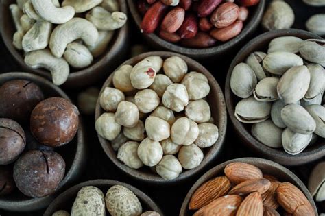 Premium Photo Collection Of Different Varieties Of Nuts