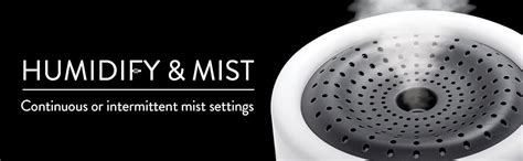 Amazon Com Treva Portable Mini Humidifier 750ml Capacity Cool Mist Humidifier With Colored LED