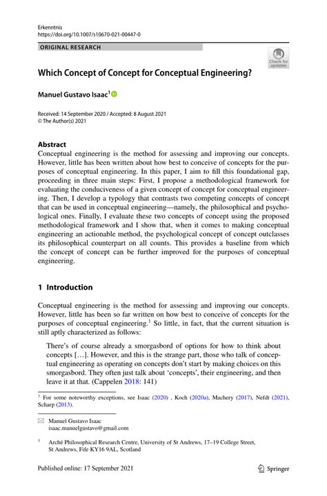 Pdf Which Concept Of Concept For Conceptual Engineering