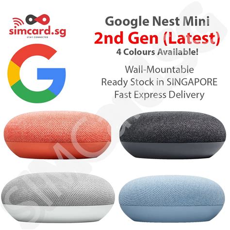 Google Nest Mini 2nd Gen Smart Speaker With SG Warranty Safety Mark Spotify Google