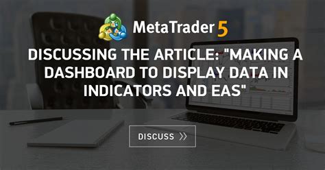 Discussing The Article Making A Dashboard To Display Data In Indicators And Eas Expert