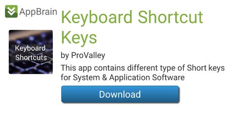 Keyboard Shortcut Keys For Android Free App Download