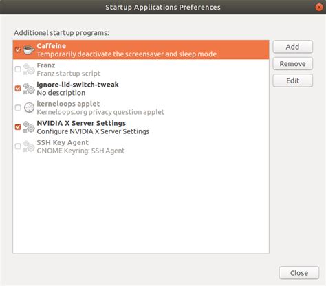 gnome how can i prevent my laptop from sleeping suspending