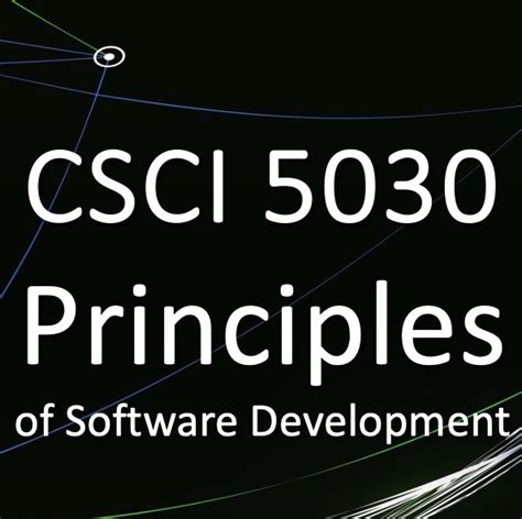 GitHub Slu Csci 5030 Course Course Content