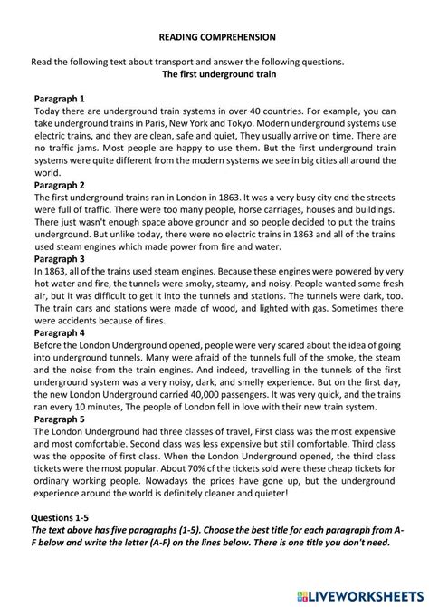 Reading Comprehension B1 Printable Calendars